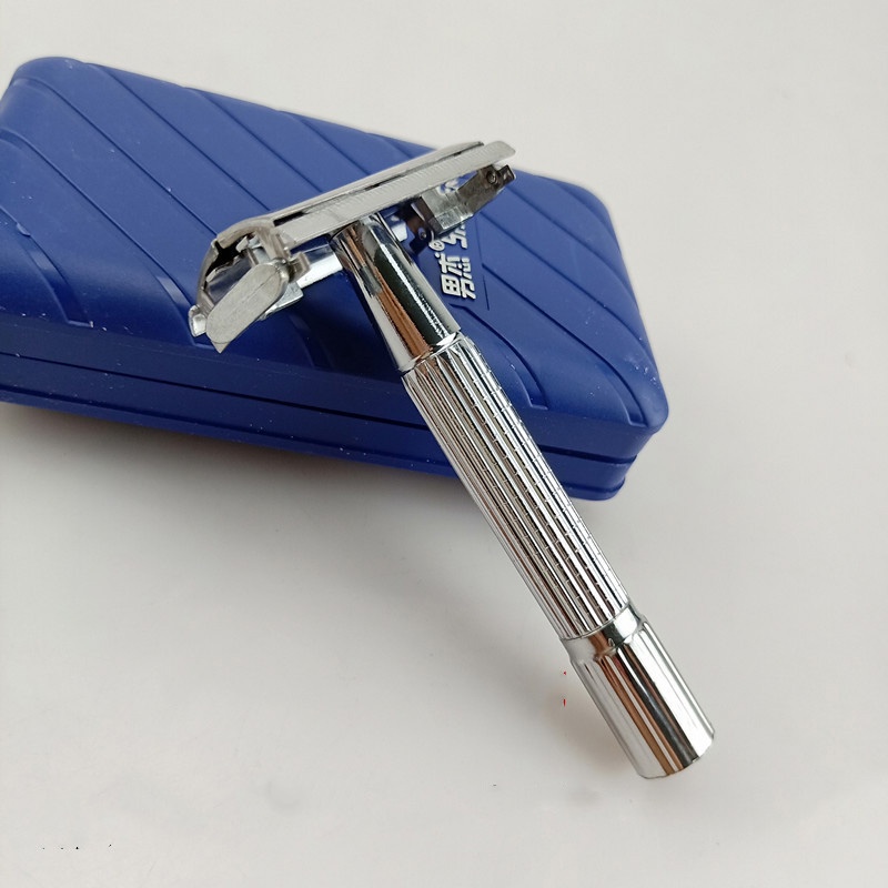 Manual Shaver For Men, Classic Stainless Steel Safety Razor Shaver With ...