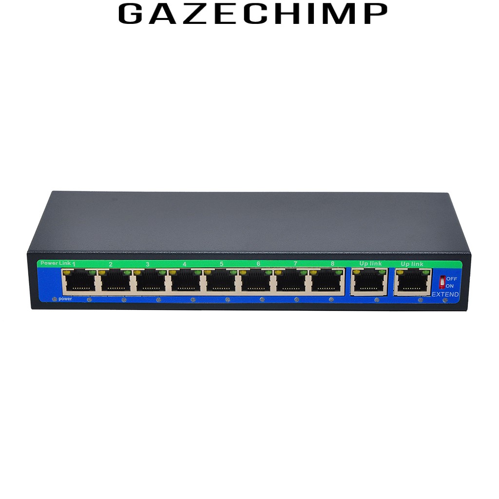9 Port 10/100Mbps 8 POE Port & 1 Uplink Power Over Ethernet Switch 4,5 ...