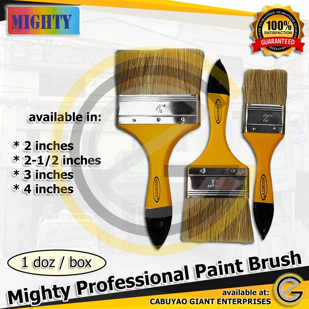 Mighty Professional Paint Brush [ 2 inches | 2-1/2 inches | 3 inches ...
