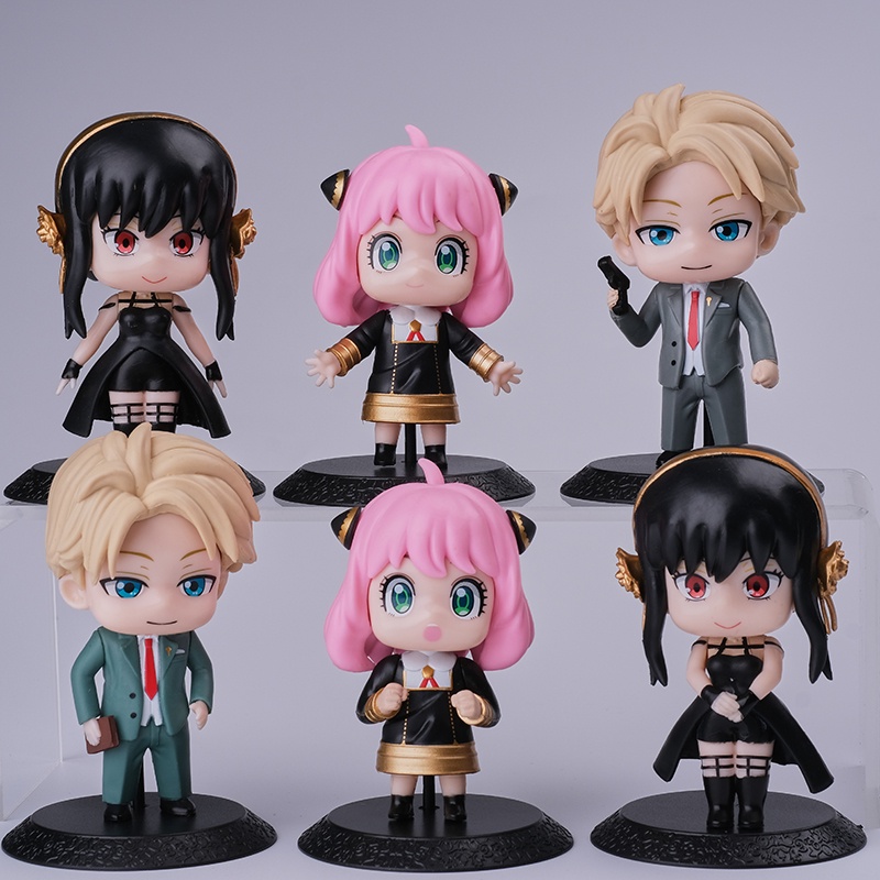 Spy X Family Anya Forger Loid Forger Yor Forge Set of 6 Anime ...