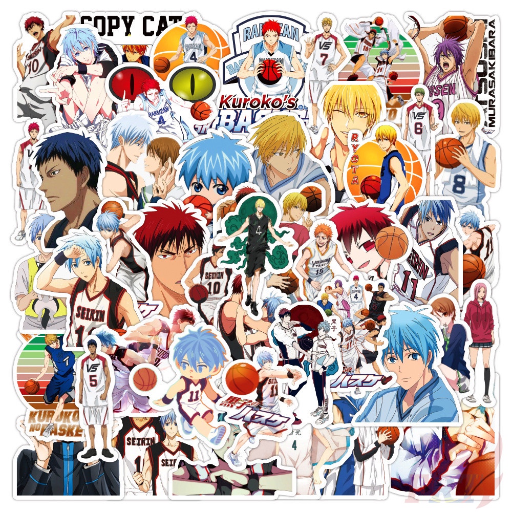 Kuroko's Basketball Series 01 Stickers 50Pcs/Set Kuroko Tetsuya ...