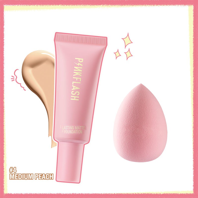 Pinkflash Full Coverage Long Wear Oil Control Waterproof Matte