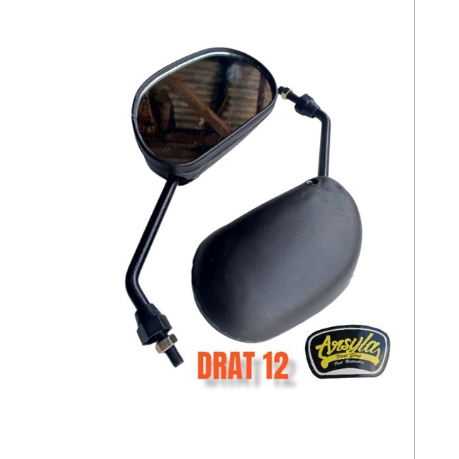 Rear view mirror Suzuki Satria 2 stroke lumba shark lscm rc80 rc100 ...