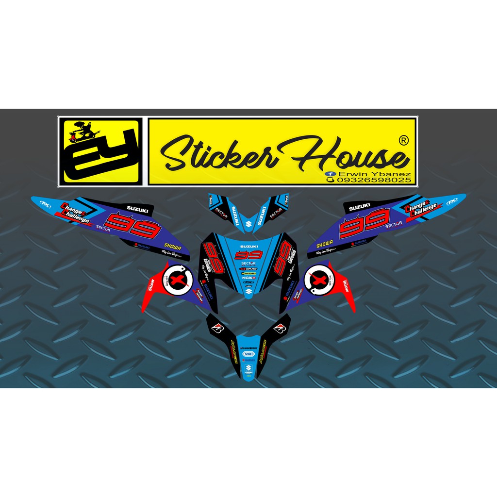SKYDRIVE SPORT LAMINATED DECALS | Shopee Philippines