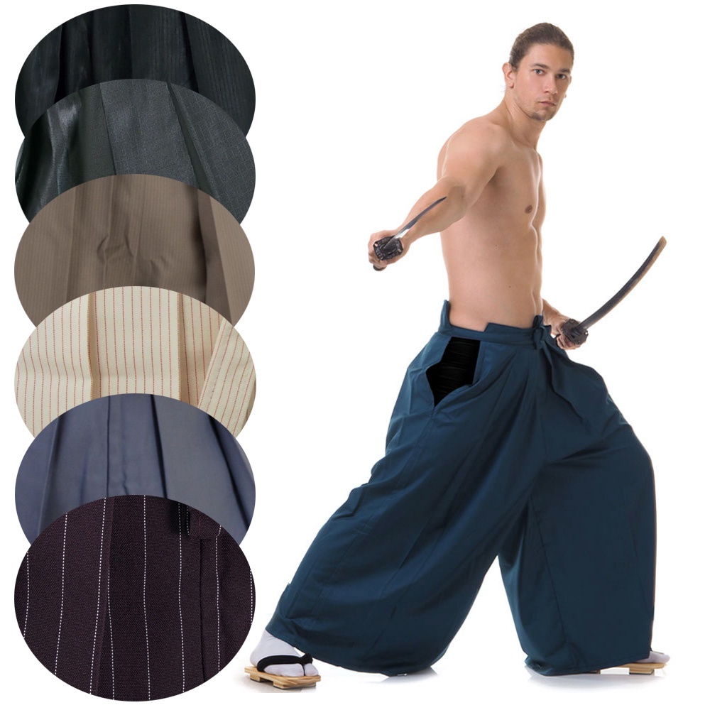 Samurai Suit Pants Kendo Hakama For Men | Shopee Philippines