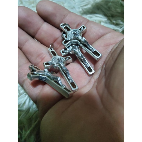 Benedictine Pendant Cross Italy Made Shopee Philippines