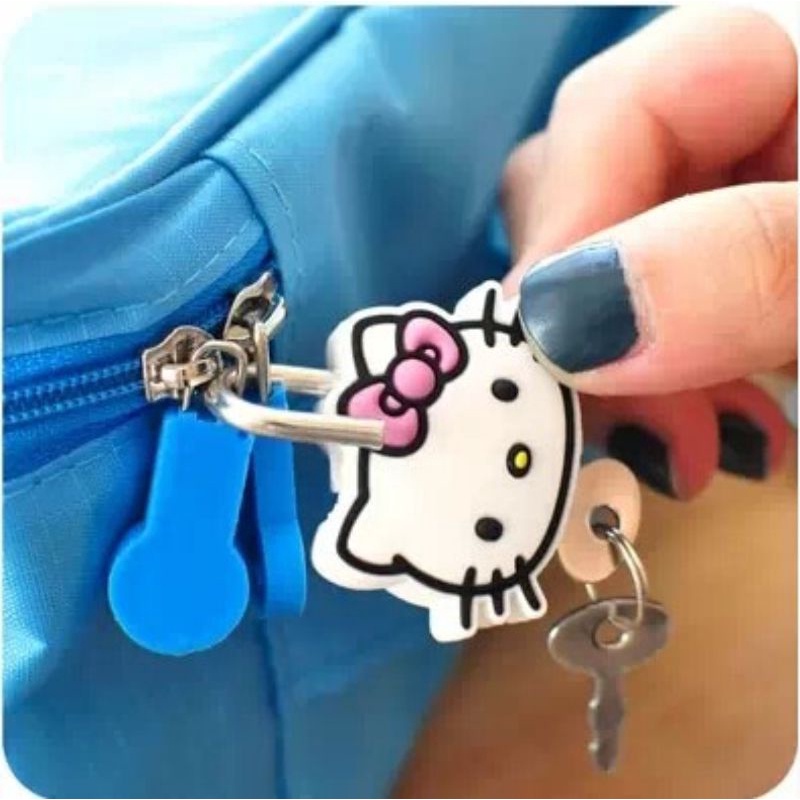 Hello kitty Mini Padlock / Hello kitty Character Padlock | Shopee ...