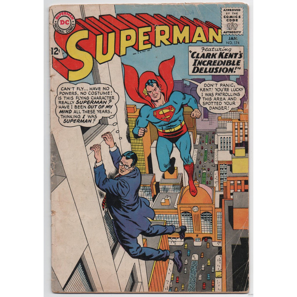 Superman 174, 175 (1965) Batman appears in 174. Silver Age comic books ...