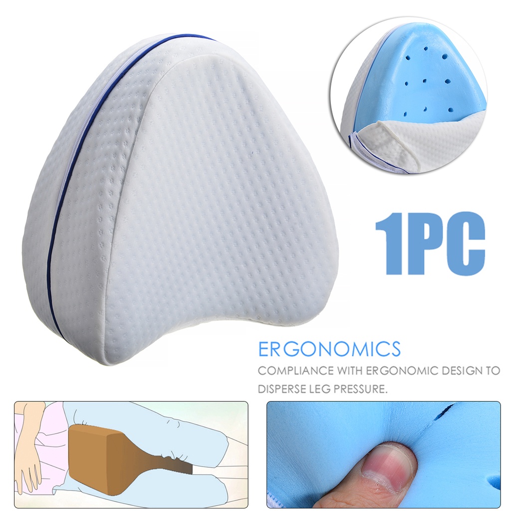 New Contour Legacy Leg Pillow for Back Hip Legs & Knee Support Wedge ...
