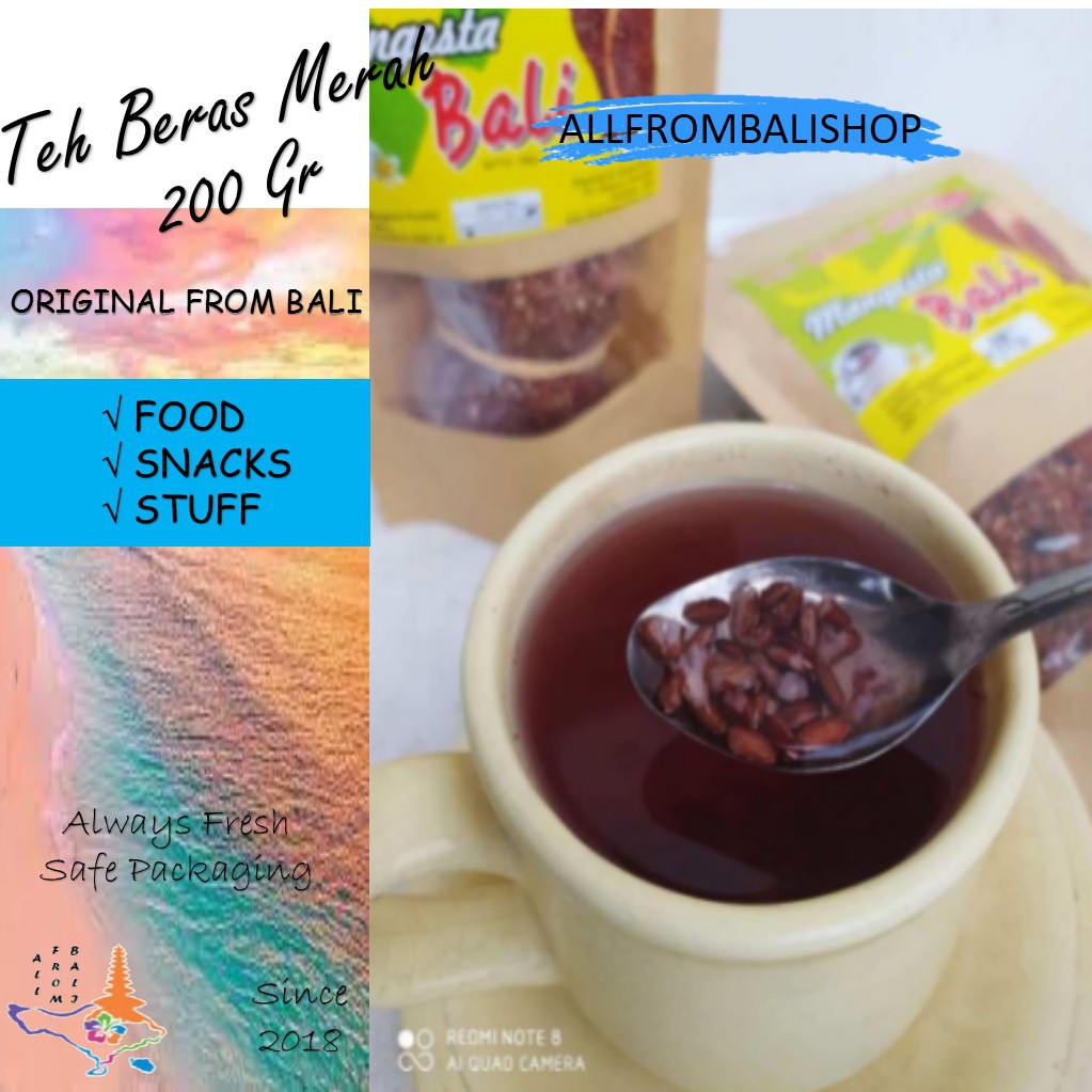 MERAH Brown Rice Tea 200 gr | Shopee Philippines