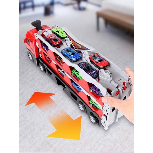 Container Truck / Expandable Car toy Storage Truck / 5 in1 Cars Bucket ...
