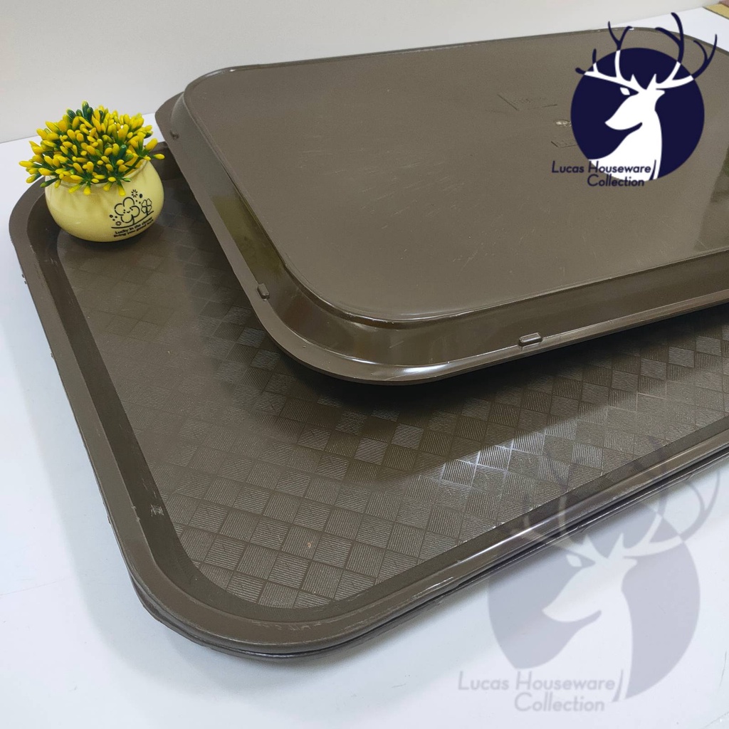 21" PLASTIC FAST FOOD TRAY / FRUIT TRAY / MULTI-PURPOSE TRAY / CANTEEN ...
