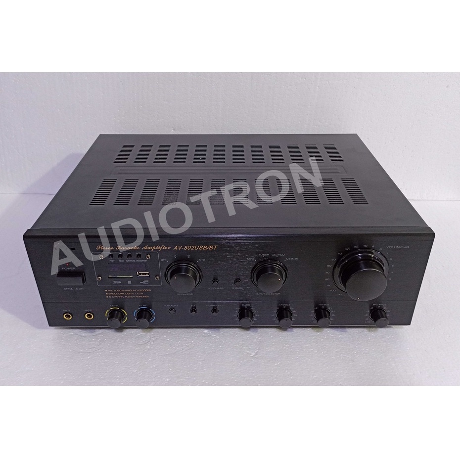 DB Audio Amplifier BT-AMP-602-12 1000Watts BT/USB/SD/FM Professional ...