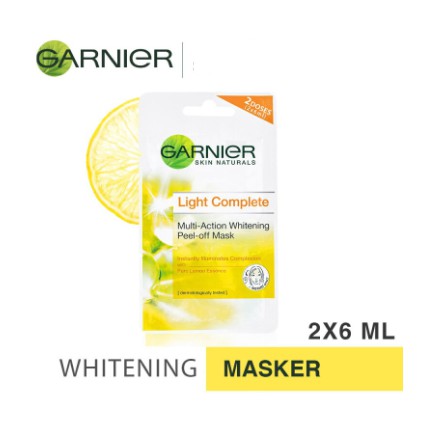 Garnier Light Complete Peel-off Mask 2x6ml | Shopee Philippines