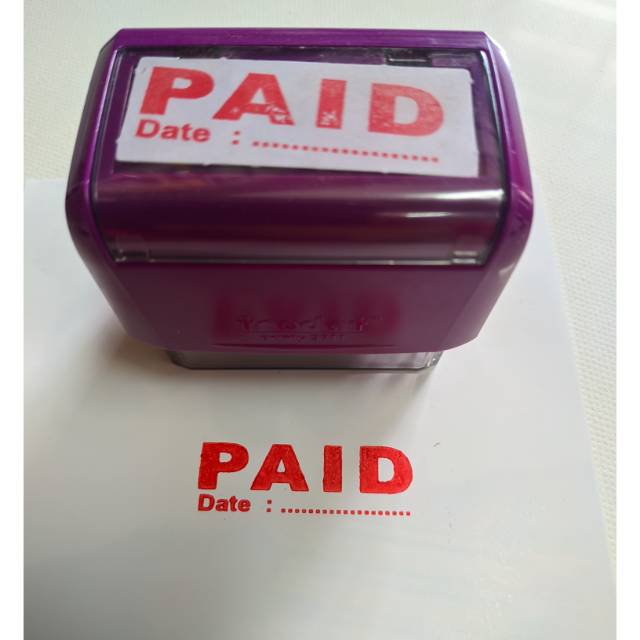 Trodat Printy Paid Stamp / Stamp 3911 | Shopee Philippines