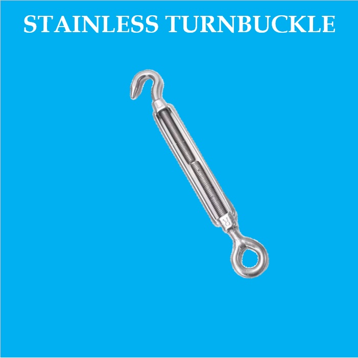 M4 M6 M8 Stainless Steel 304 Turnbuckle Eye & Hook Open Close Body ...