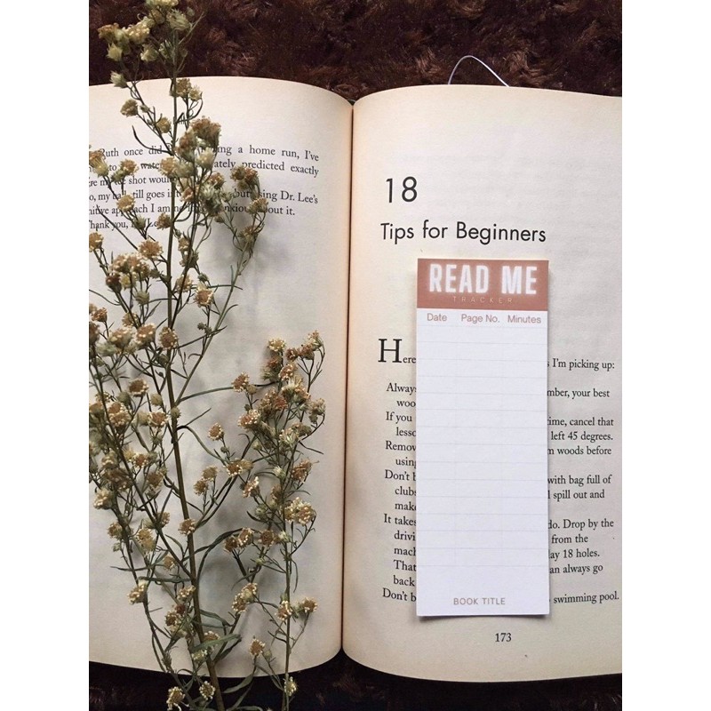 Reading Log Tracker Card | Read Me Bookmarks | Shopee Philippines