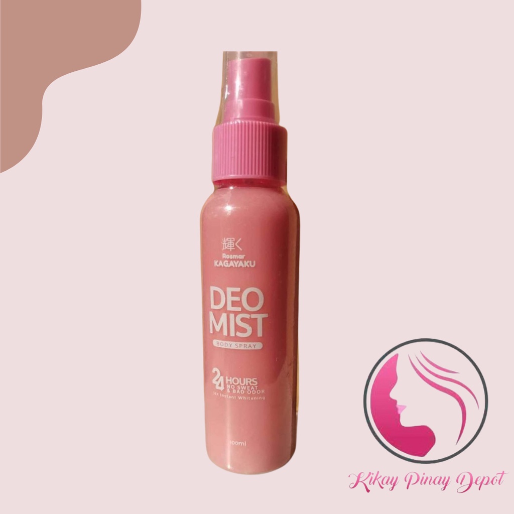 Rosmar Kagayaku Deo Mist Body Spray 100ml COD ONHAND Fresh Formula DEO ...