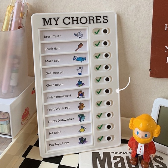 Multi-purpose Memo Checklist To-do-list Pad Adjustable My Chores ...