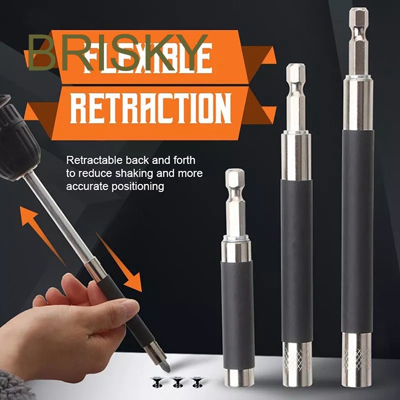 BRISKY Telescopic Hexagonal Joint Bar Screwdriver Extension Bar ...