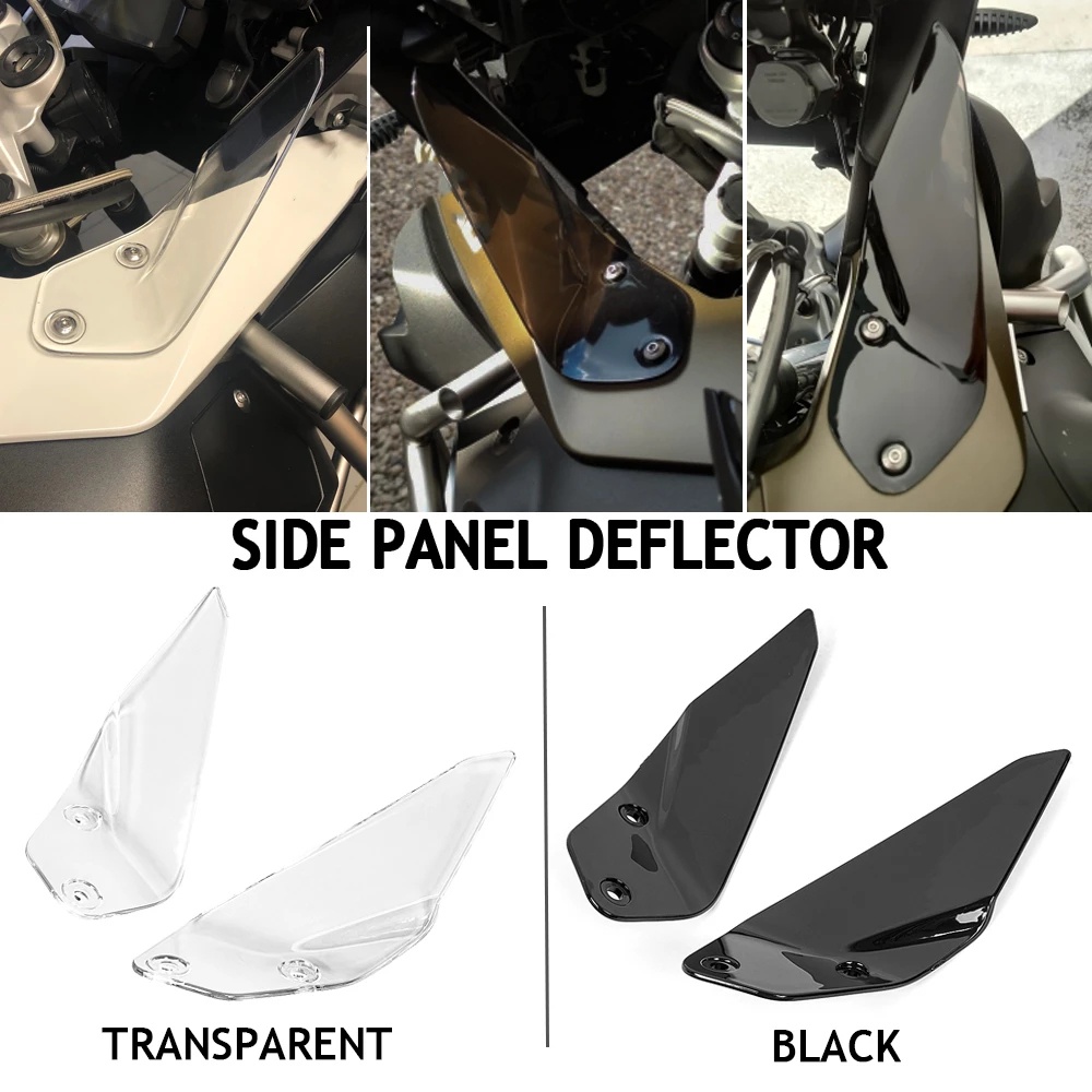 NEW R 1200 1250 GS ADV Side Windshield Windscreen Panel Wind Deflector ...