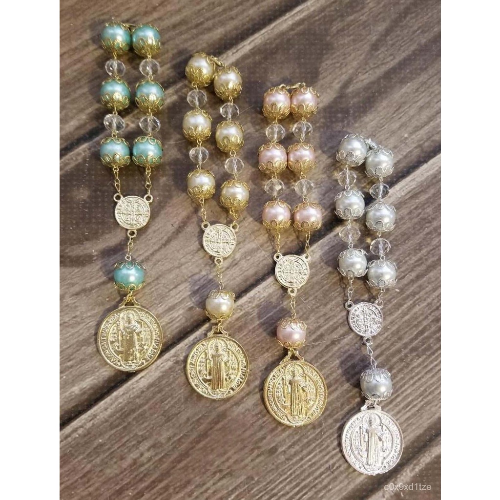 12 pieces of Mini Rosary Favors, Christening, Communion, Confirmation ...
