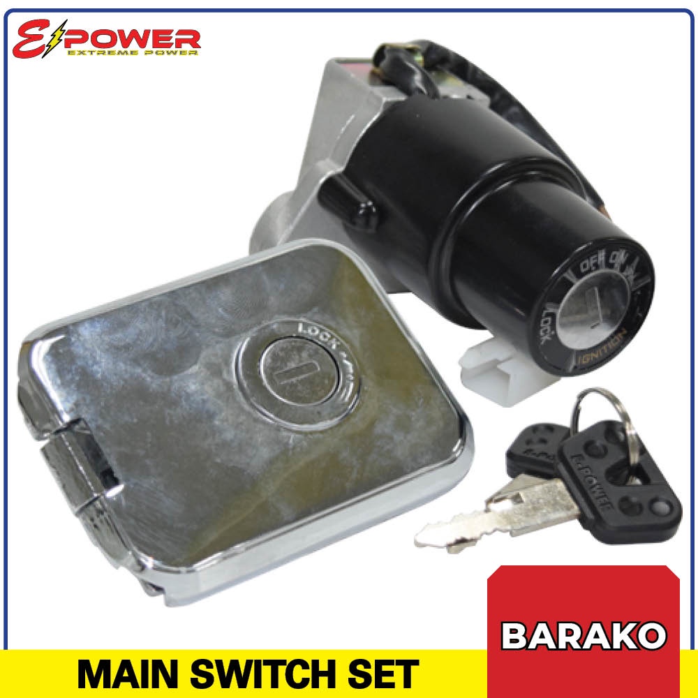 Kawasaki Barako E-Power Ignition Switch / Main Switch & Key Set | Shopee Philippines