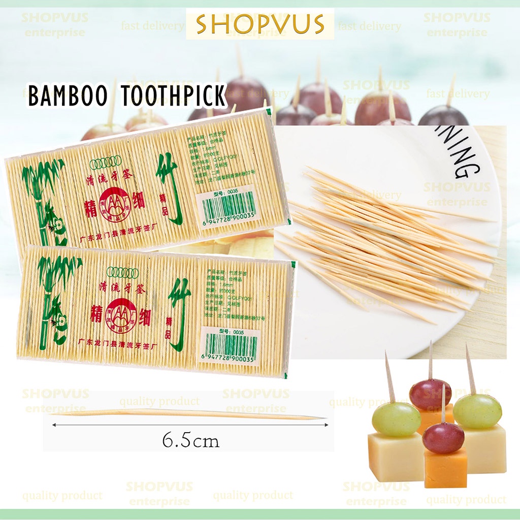 Disposable Thin Bamboo Toothpicks / Natural Toothpicks / Fruits ...