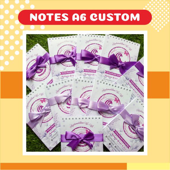 Souvenir BLOCKNOTE SPIRAL CUSTOM SEMINAR KIT MEETING MERCHANDISE ...