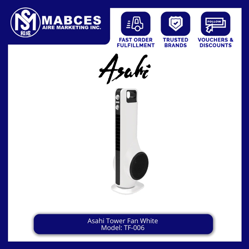 Asahi Tower Fan TF-006 | Shopee Philippines