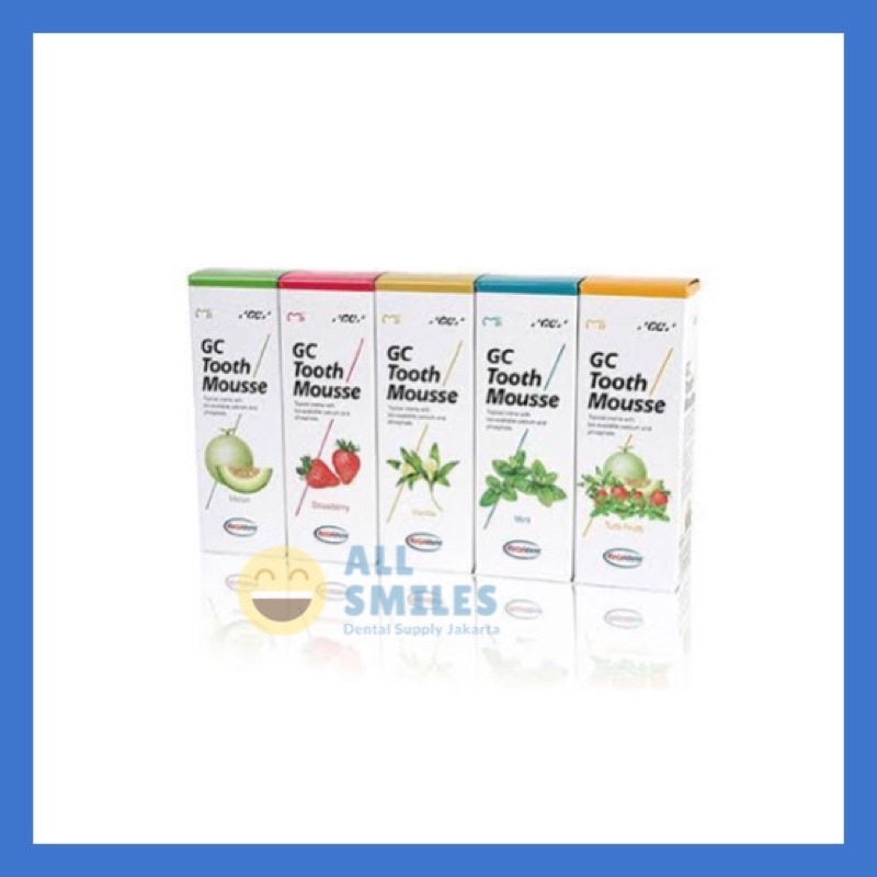 Gc tooth mousse toothmousse GC strawberry Toothpaste gel | Shopee ...