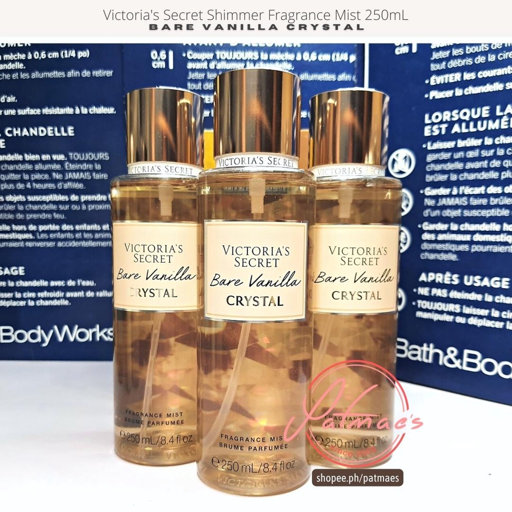 Bare Vanilla Crystal Fragrance Mist by Victoria's Secret 250mL (sold ...