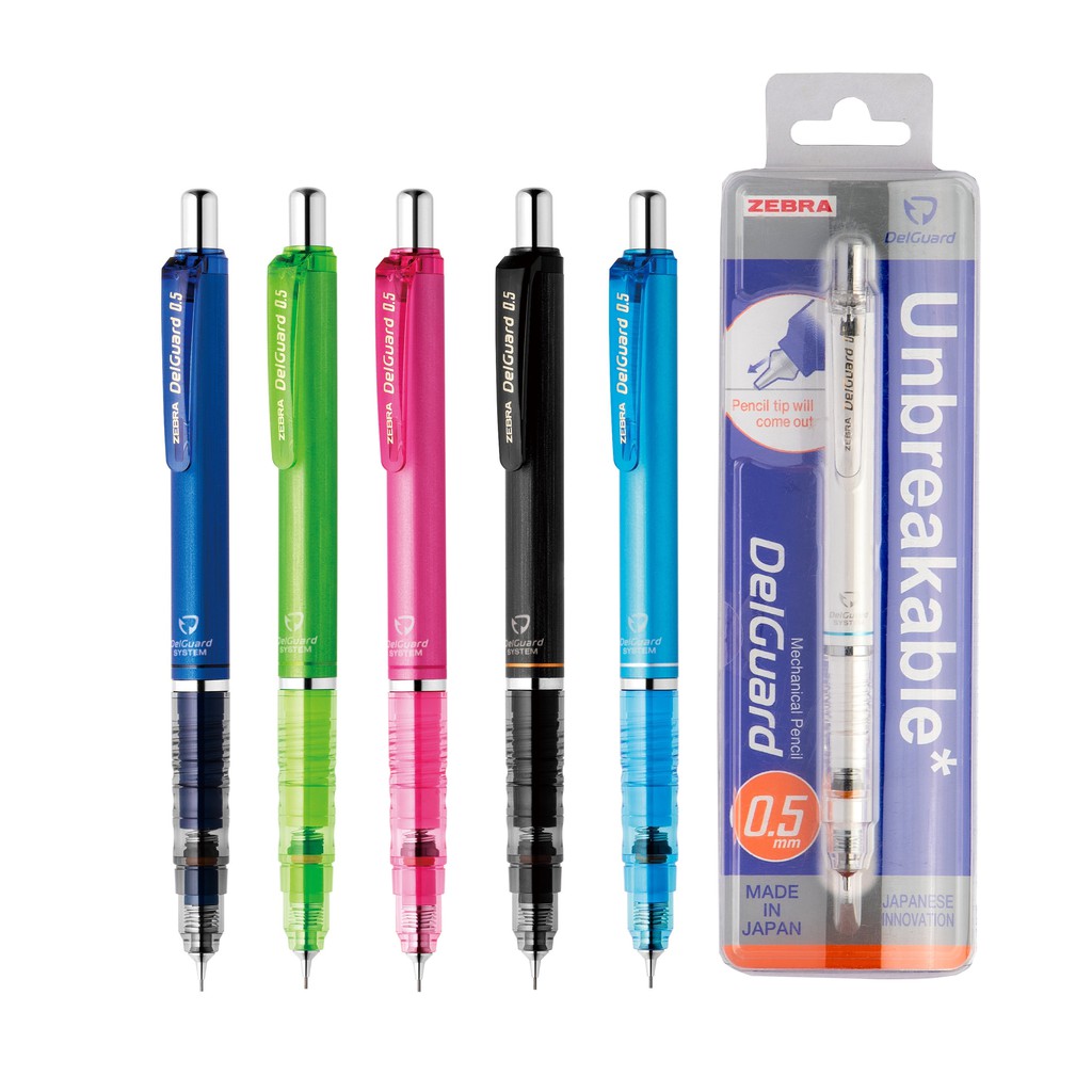 Zebra DELGUARD Unbreakable Mechanical Pencil 0.5mm MA85 1pc Shopee Philippines