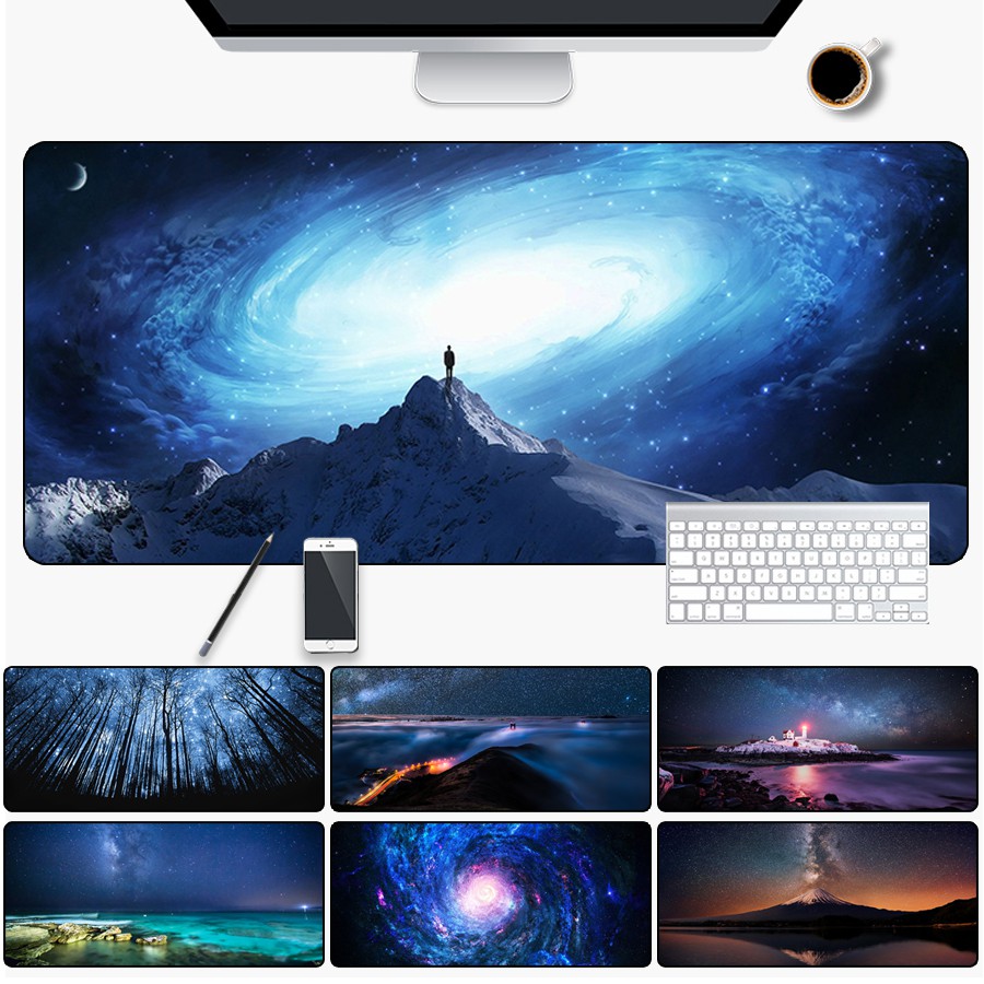 starry sky mouse pad, Galaxy mouse pad , Star beautiful planet Earth in ...