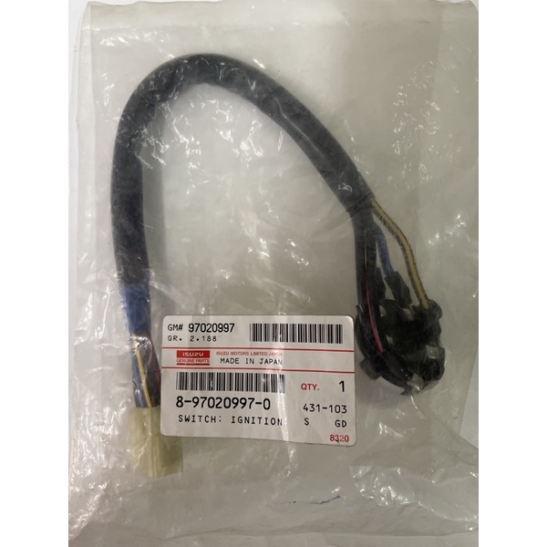 Genuine Isuzu Ignition Contact/ Ignition Switch for Isuzu Crosswind ...