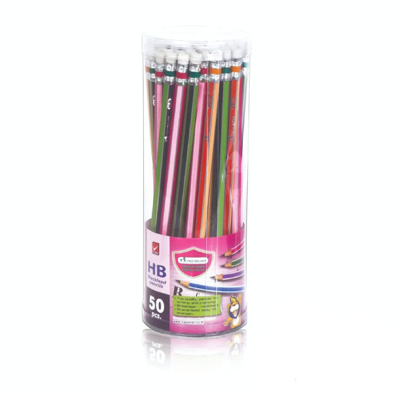 Master Art Black Pencils HB 50 Pcs/Cylinder. | Shopee Philippines