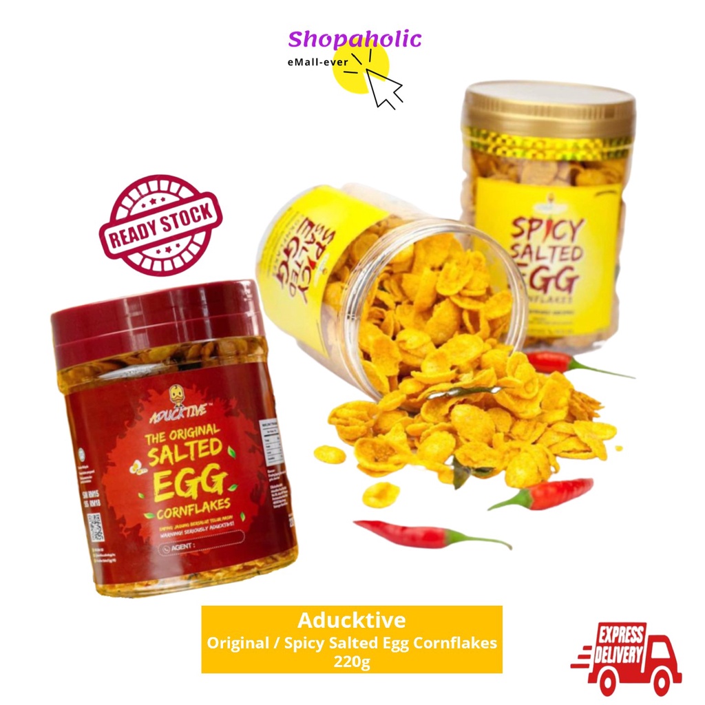 Aducktive SPICY / ORIGINAL SALTED EGG CORNFLAKES | Shopee Philippines