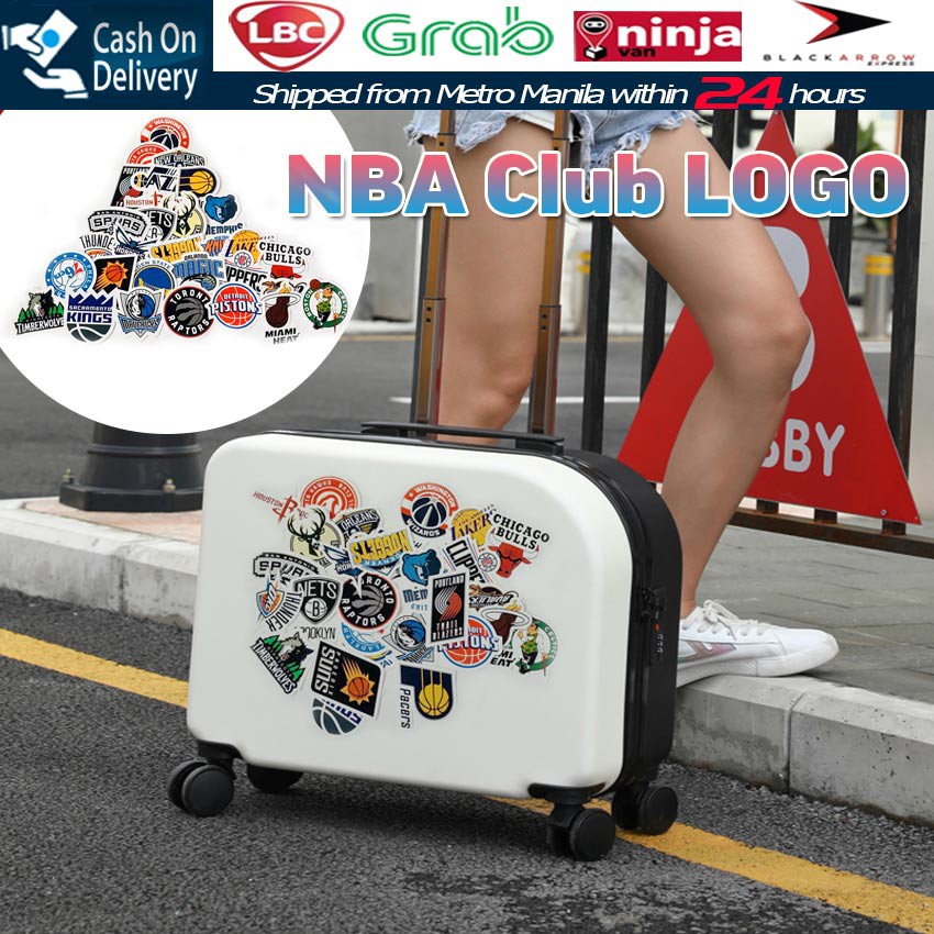 30Pcs NBA Logo Travel DIY Luggage Stickers Suitcase Sticker | Shopee ...