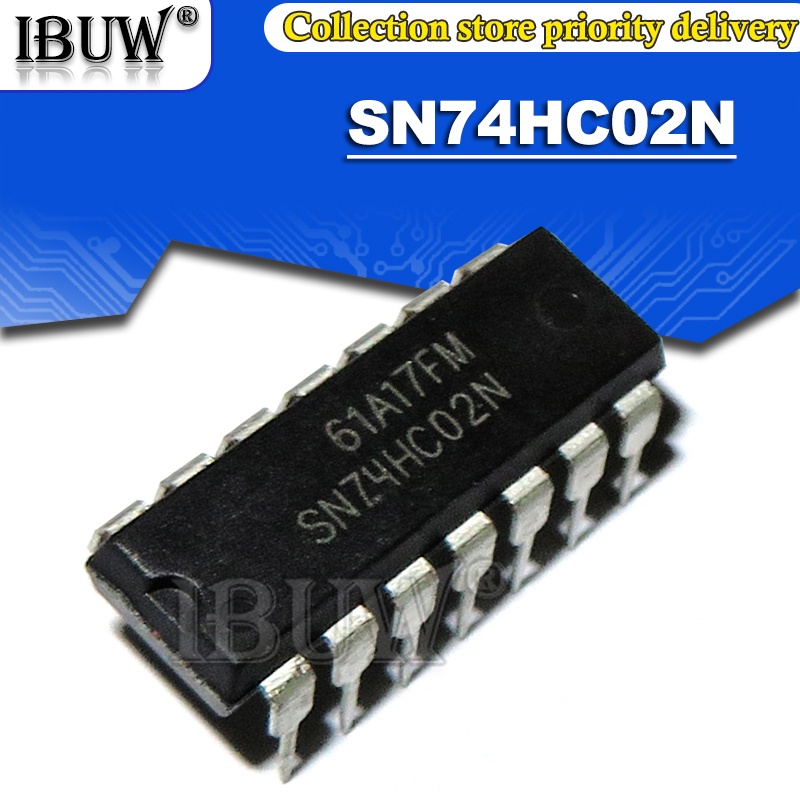 10PCS SN74HC00N DIP 74HC00 DIP-14 SN74HC02N SN74HC04N SN74HC05N SN74HC08N SN74HC10N 74HC02 ...