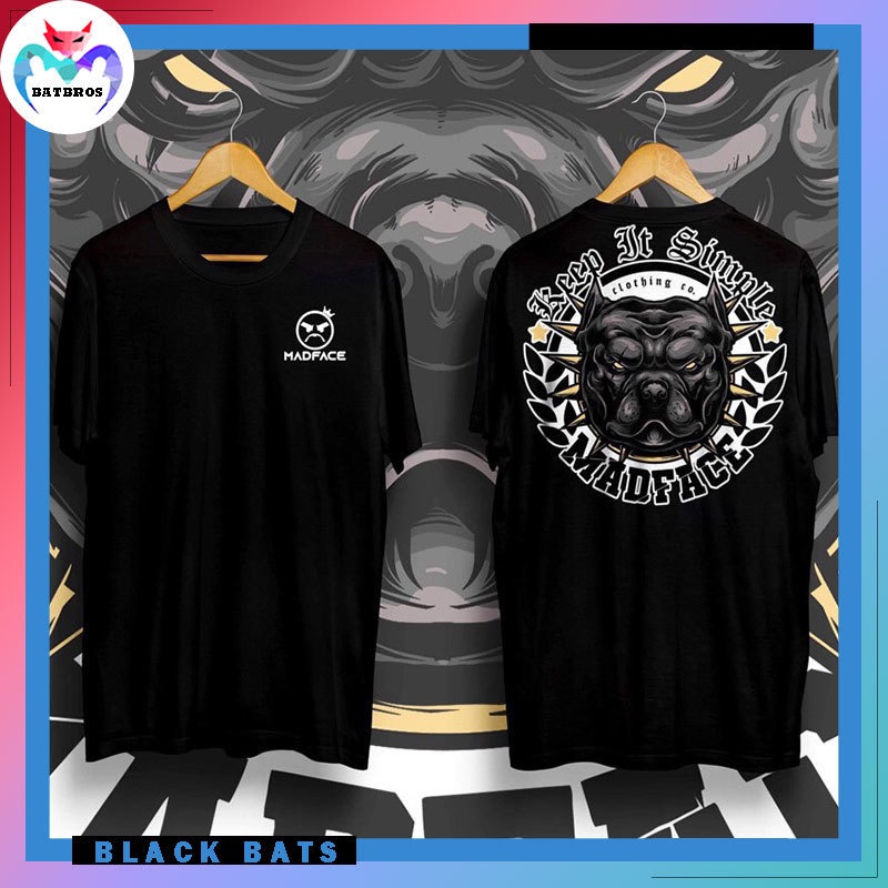 Cotton men's and women's T-shirt casual loose print top | Shopee ...