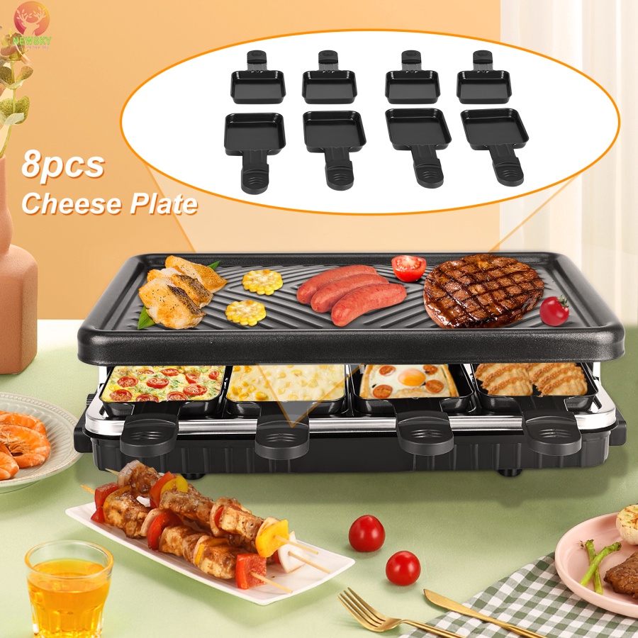 Raclette Table Grill Electric Korean Bbq Indoor Cheese For 8 Person ...