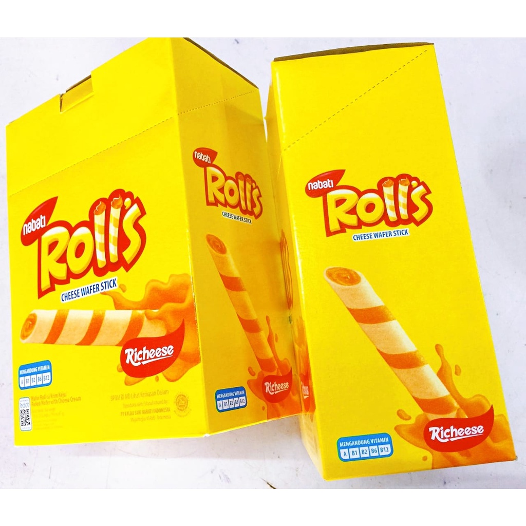Richeese ROLL'S - Cheese Stick Wafer | Shopee Philippines