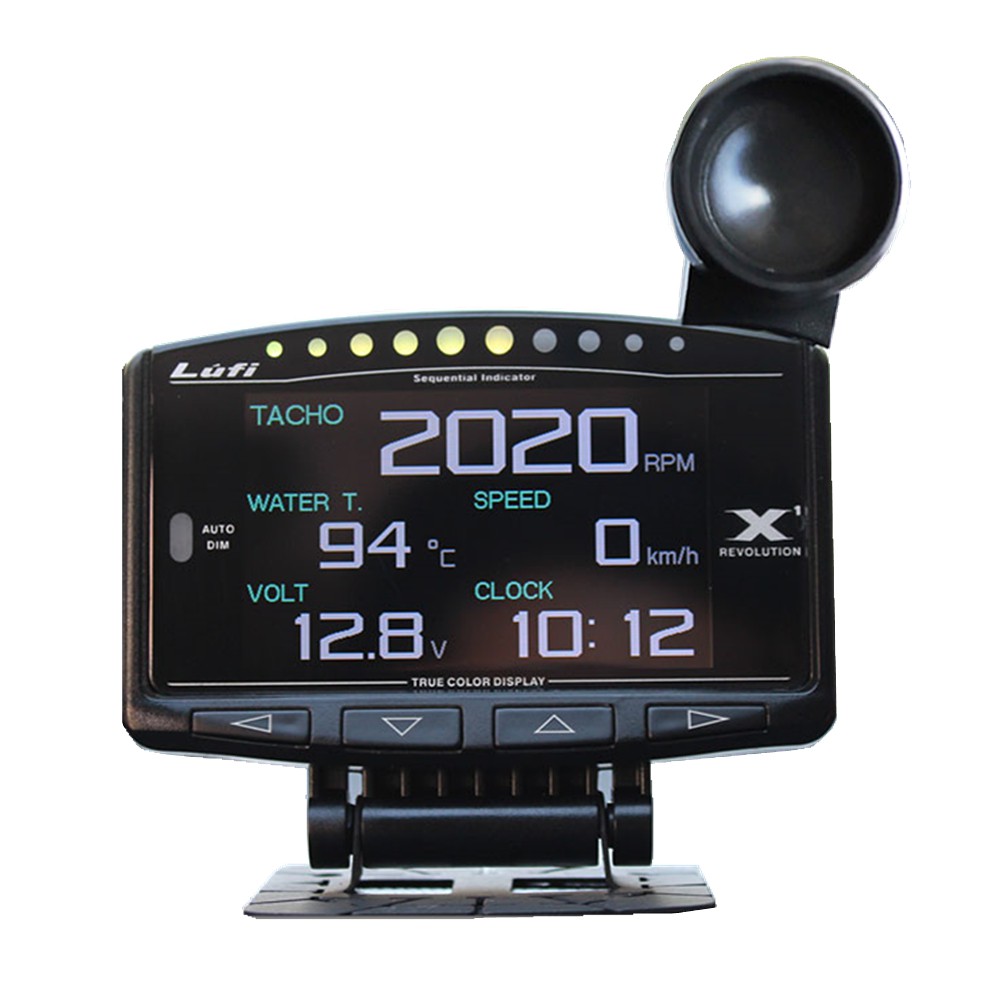 Lufi X1 Revolution OBD OBD2 Smart Digital Multi Meter Gauge ...