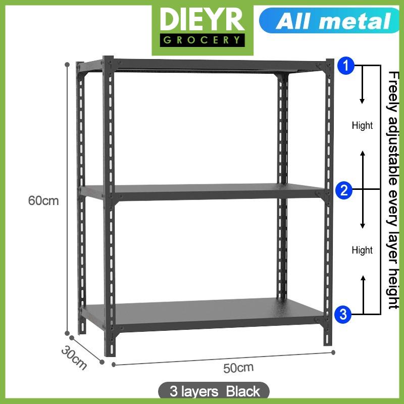 【dieyr.ph】5 Tiers 4 Tiers Steel Shelf Metal Rack Cold-rolled Steel ...