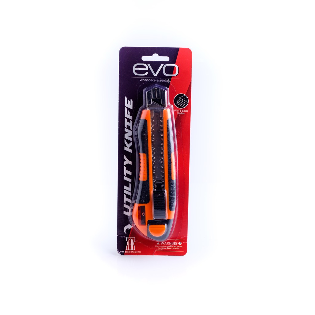 EVO Heavy Duty Cutter With Five Extra Blades And Sharpener | Shopee ...