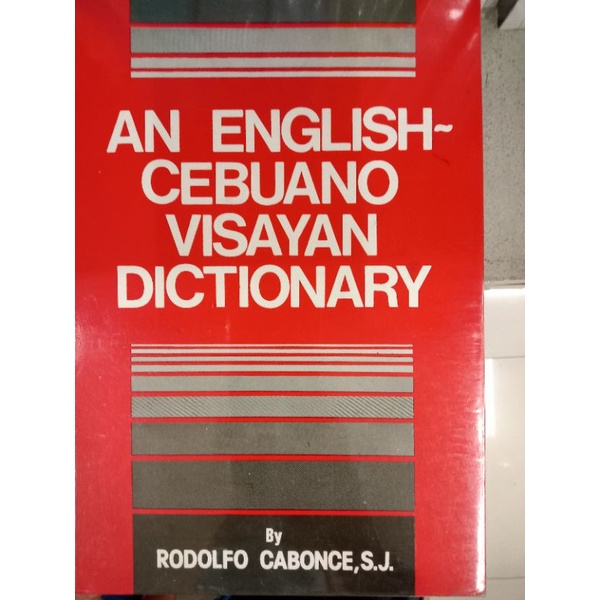 An English Cebuano Visayan Dictionary | Shopee Philippines