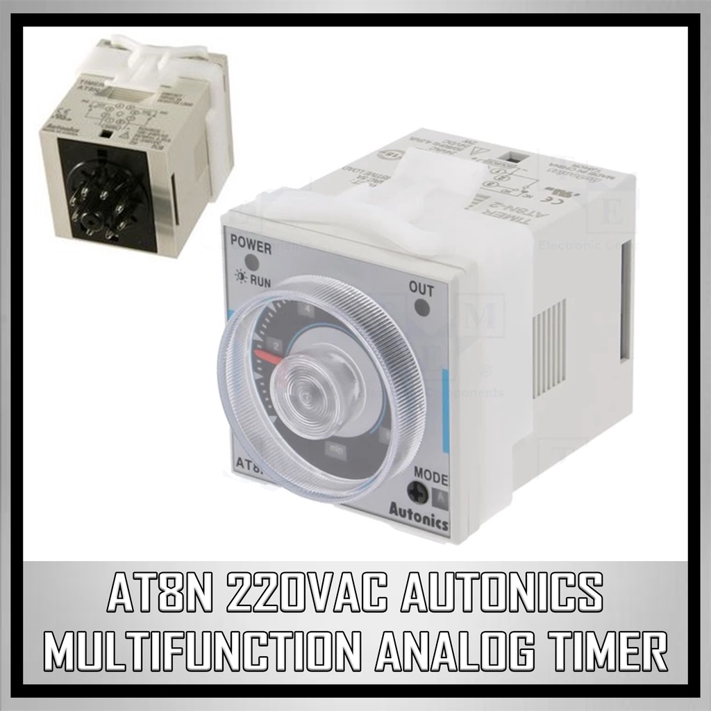 AT8N 220VAC AUTONICS MULTIFUNCTION ANALOG TIMER | VAT INCLUDED PRICES ...