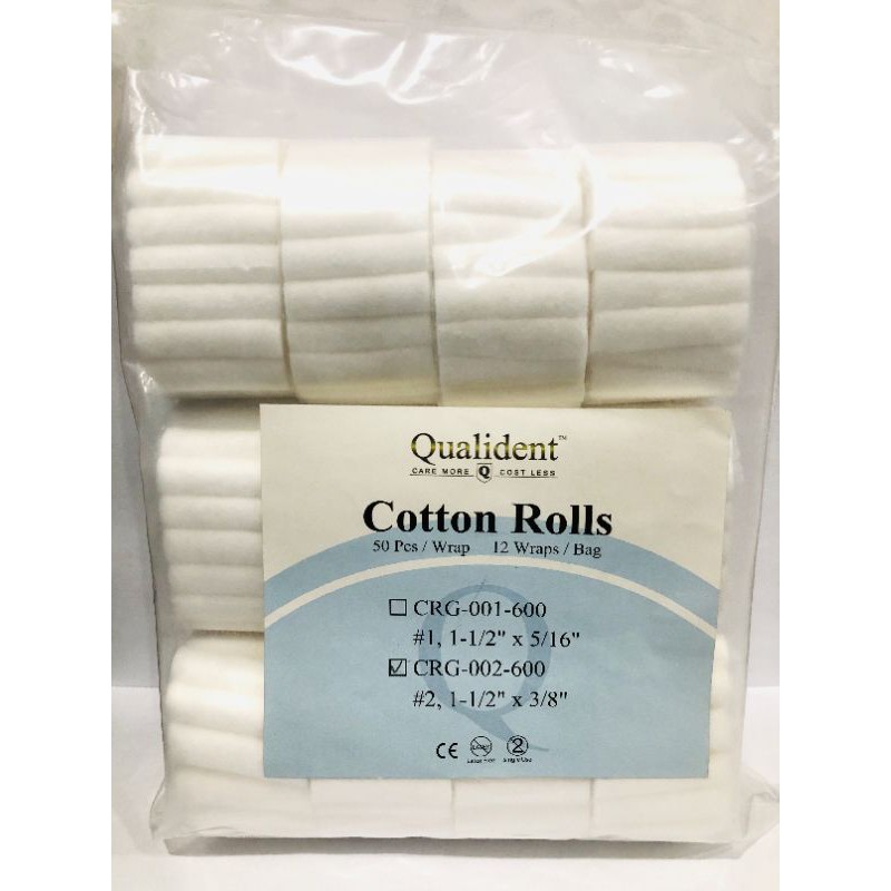 Dental Cotton Rolls (Qualident) | Shopee Philippines