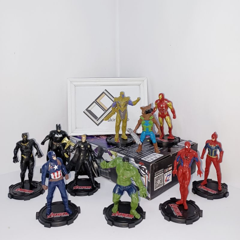 Marvel Avengers Superhero Miniature Statues | Shopee Philippines