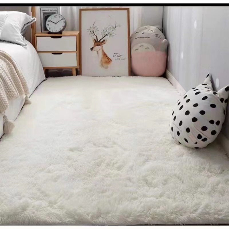 80cm x 120cm Home Living Fluffy Rugs Shaggy Dining Room Floor Home ...